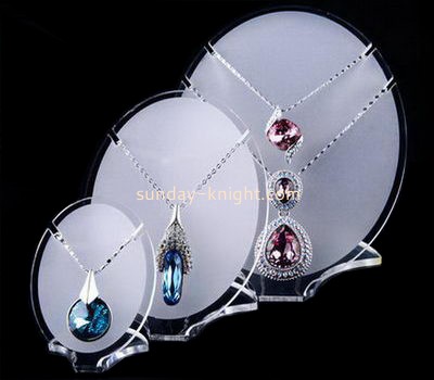 Custom acrylic jewellery necklace display stands jewelry display design ...
